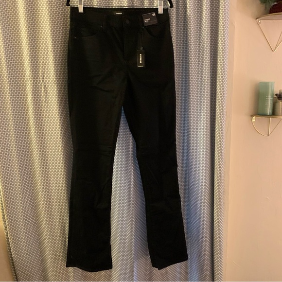 Express | Jeans | Nwt Express Skyscraper Skinny Flare Jeans In Black ...